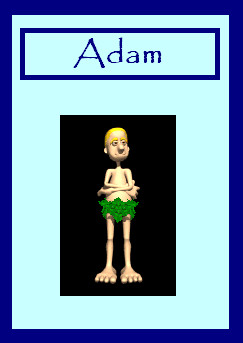 Adam and Eve Bible Story with Cards for children