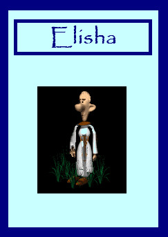 Story of Elijah and Elisha With Elijah and Elisha Card