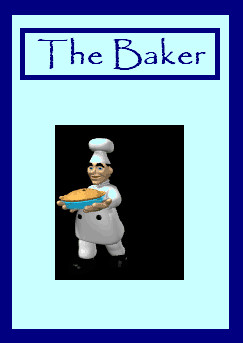The Baker Bible story and The baker card for kids